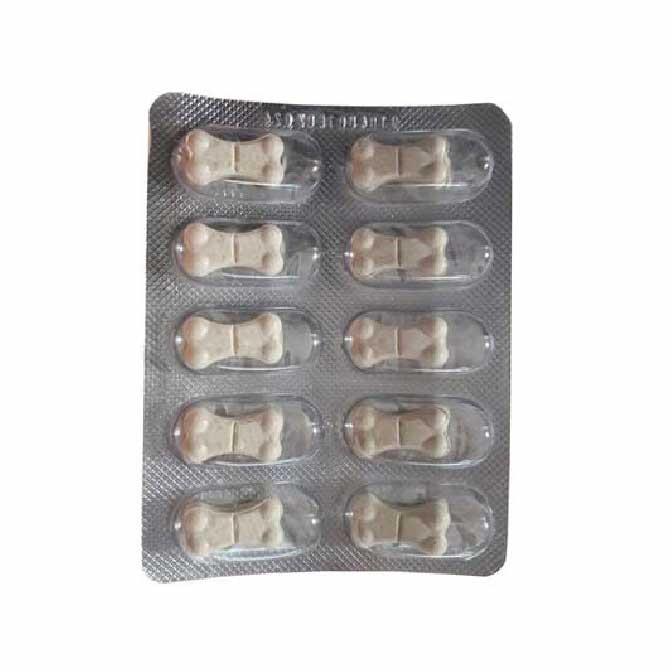 قیمت و خرید قرص ضد انگل مخصوص سگ ورمکس Wormex با طعم گوشت ورق 10 تایی