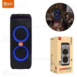 قیمت و خرید اسپیکر بلوتوث بیوا Biva Party Box 1200 توان 1200 وات رم و فلش خور