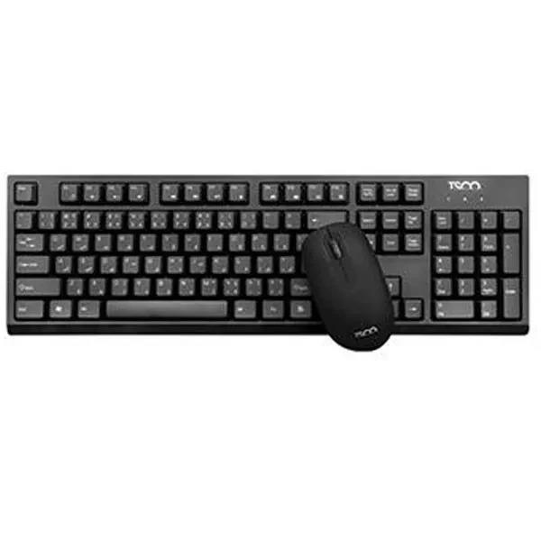قیمت و خرید کیبورد و موس بی سیم تسکو مدل TKM 7019W