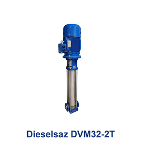 قیمت و خرید پمپ آب عمودی طبقاتی دیزل ساز مدل Dieselsaz DVM32-2T