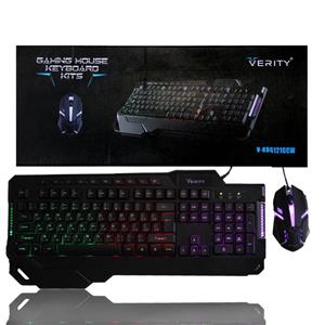 قیمت و خرید کیبورد و موس گیمینگ VERITY V-KB6121