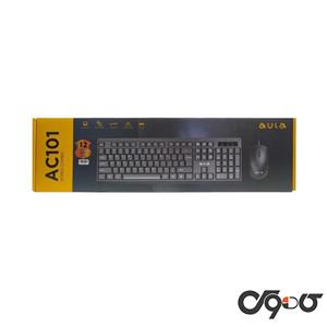قیمت و خرید کیبورد موس سیم دار AULA AC101