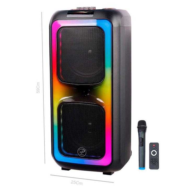 قیمت و خرید اسپیکر چمدانی بلوتوثی رم و فلش خور XP-Product XP-M1212Aمیکروفون و ریموت کنترل