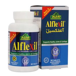 قیمت و خرید قرص گلوکوزامین کندروتین Alflexil 1500mg آلفا ویتامینز
