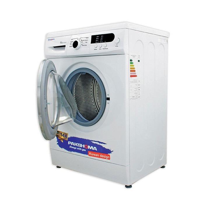 قیمت و خرید ماشین لباسشویی پاکشوما 6 کیلویی مدل WFU-6802 WT سفید