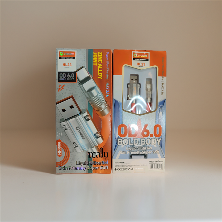 قیمت و خرید کابل شارژر آیفون x-hanz مدل hl23