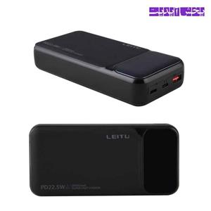 قیمت و خرید پاوربانک لیتو مدل LEITU LP-53 ظرفیت 20000 میلی آمپر ساعت 22.5 وات