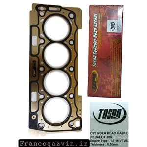 قیمت و خرید واشر سر سیلندر پژو 206 TU5 و رانا TOSAN