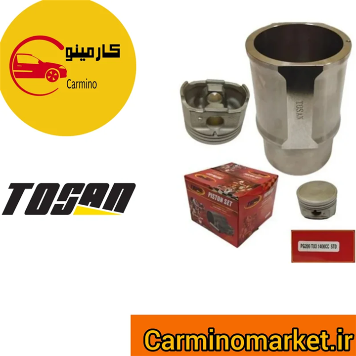 قیمت و خرید بوش و پیستون پژو 206 – TU3 وارداتی توسن TOSAN
