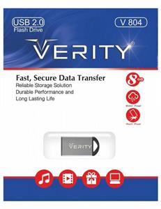 قیمت و خرید فلش مموری فلزی وریتی مدل V804 ظرفیت 8 گیگابایت