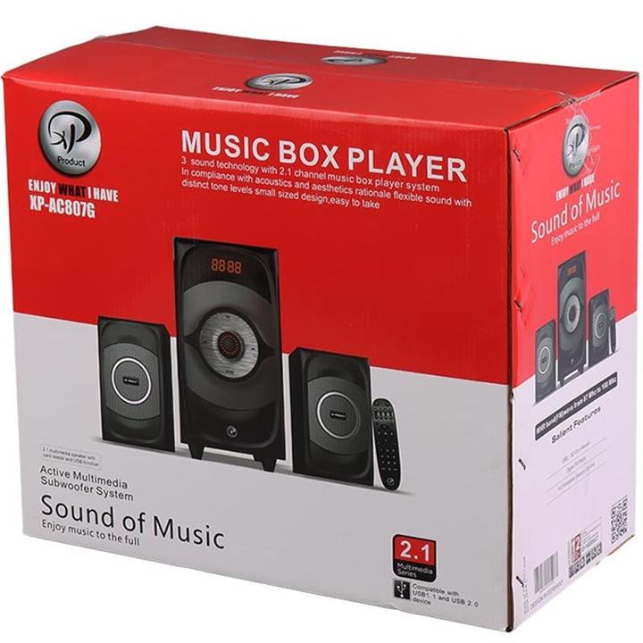 قیمت و خرید اسپیکر رومیزی (دسکتاپ) سه تکه XP Product مدل XP-AC807G