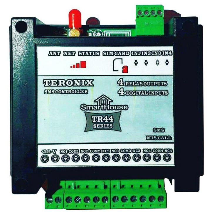 قیمت و خرید دستگاه کنترل کننده سیم کارتی 4 کانال مدل TERONIX GSM - TR44