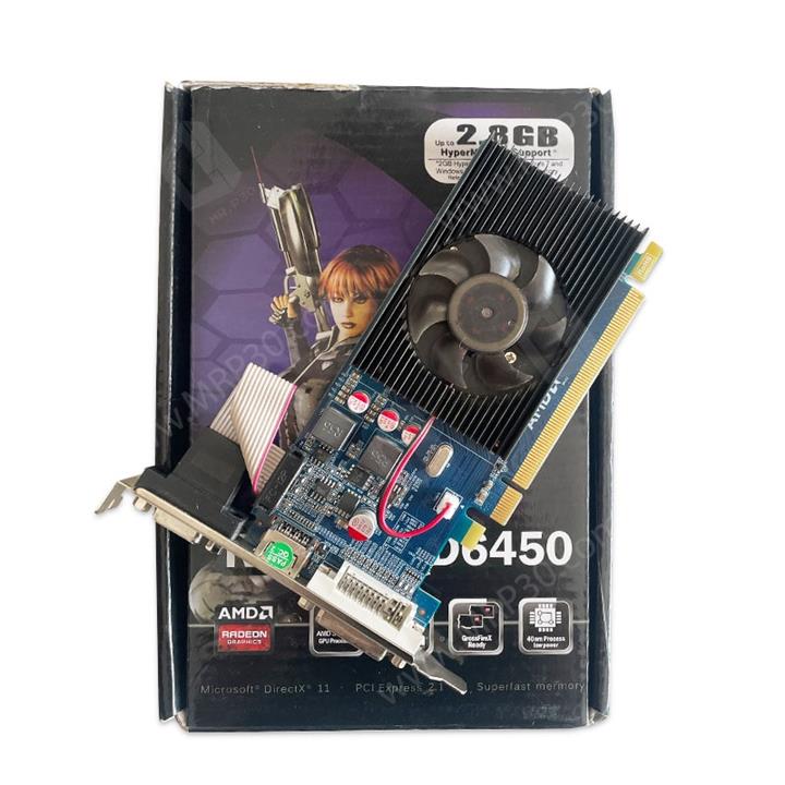 قیمت و خرید کارت گرافیک سافایر Radeon AMD HD 6450 2G DDR3 64Bit استوک