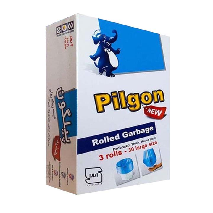 قیمت و خرید کیسه زباله پیلگون مدل B33 بسته 30 عددی