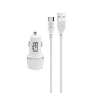 قیمت و خرید شارژر فندکی 30 وات مکس مدل X22 به همراه کابل تبدیل UCB-C