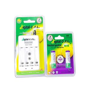 قیمت و خرید شارژر باتری سی اف ال مدل HA-805 به همراه 2 عدد باتری قلمی