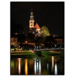 قیمت و خرید تابلو شاسی بکلیت طرح منظره شهری و رودخانه مدل SH-S3006