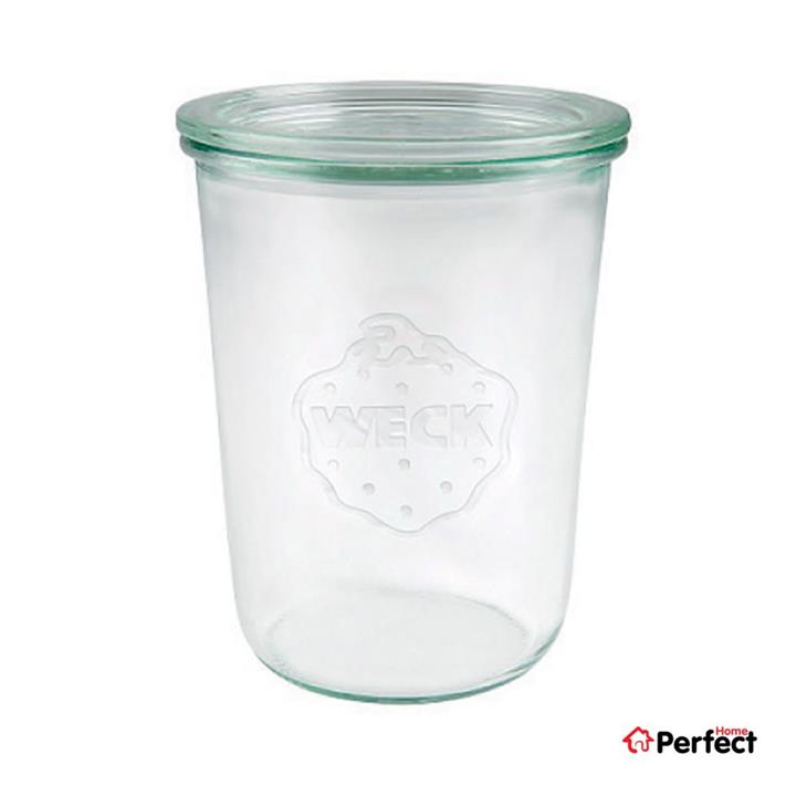 قیمت و خرید ظرف شیشه ای در دار Weck 850ml مدل 743