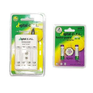 قیمت و خرید شارژر باتری دیجیتال سی اف ال مدل HA-805 به همراه 2 عدد ...