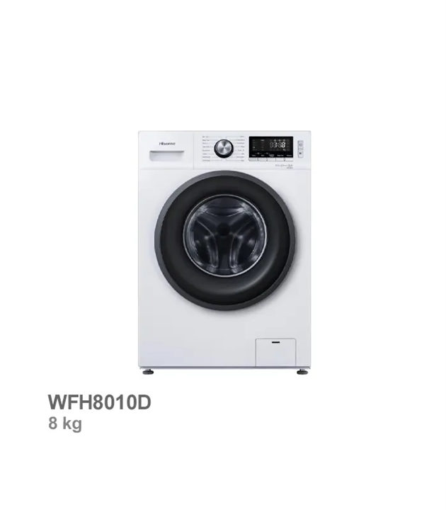 قیمت و خرید ماشین لباسشویی هایسنس مدل WFH8010D