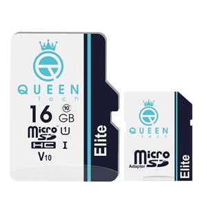 قیمت و خرید کارت حافظه Micro SDHC کوئین تک مدل Elite V10-433X کلاس 10 استاندارد UHS-l U1 سرعت ...