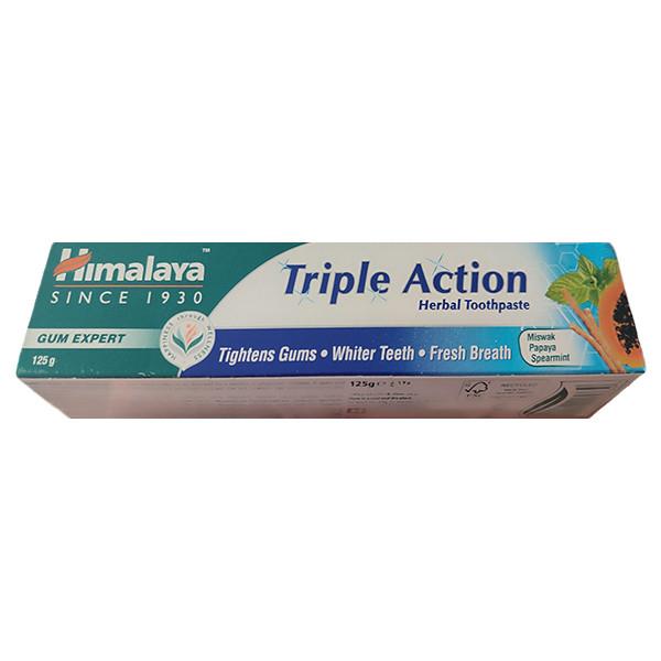 قیمت و خرید خمیر دندان هیمالیا مدل Triple Action 123 وزن 125 گرم