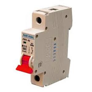 قیمت و خرید کلید مینیاتوری پارس فانال 63 آمپر تک پل مدل PFN-1P