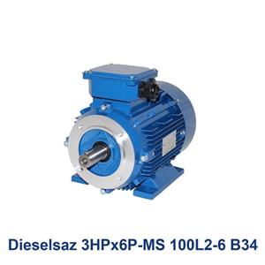 قیمت و خرید الکتروموتور سه فاز دیزل ساز Dieselsaz 3HPx6P MS 100L2 6 B34