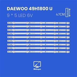 قیمت و خرید بکلایت تلویزیون دوو مدل 49H1800U