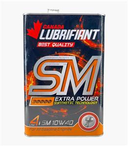 قیمت و خرید روغن موتور کانادا لوبریفنت مدل 10W40 SM TU5 حجم 4 لیتر