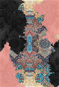 قیمت و خرید فرش ابریشم ماشینی مدرن و سنتی مناسب حال و پذیرایی برند دفه کد ABRISHAM SM 410