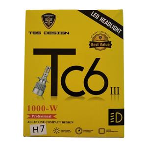 قیمت و خرید لامپ هدلایت تی بی اس دیزاین مدل H7 بسته 2 عددی