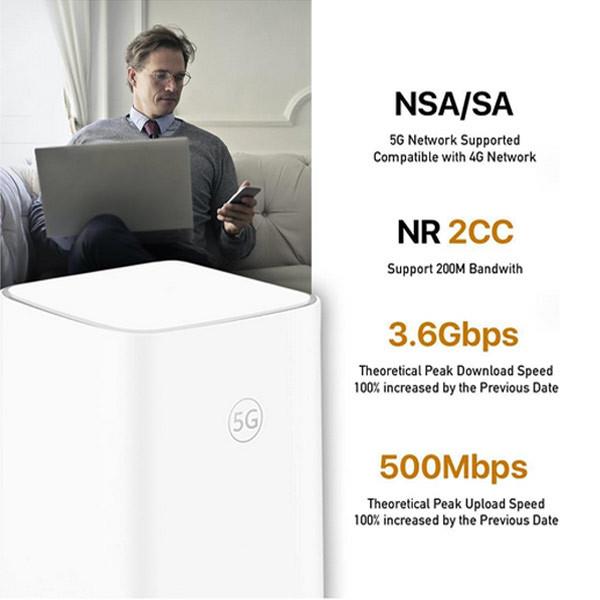 قیمت و خرید مودم 5G/TD-LTE مدل Huawei 5G CPE 5 H155-381