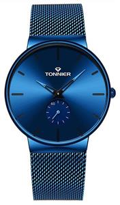 قیمت و خرید Tonnier Stainless Steel Slim Men Watch Quartz Watch Hollow ...