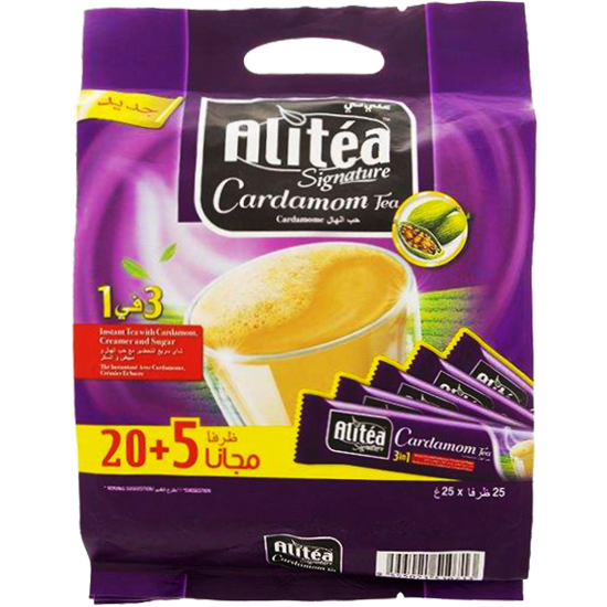 قیمت و خرید شیر چای علی تی هل دار 25 عددی - alitea cardamom tea