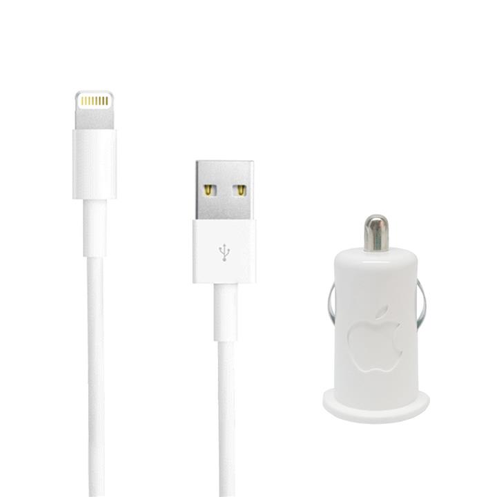 قیمت و خرید شارژر فندکی مدل CC001 به همراه کابل تبدیل لایتنینگ