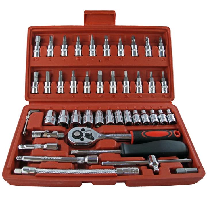 قیمت و خرید مجموعه 46 عددی آچار بکس مدل SH 1665