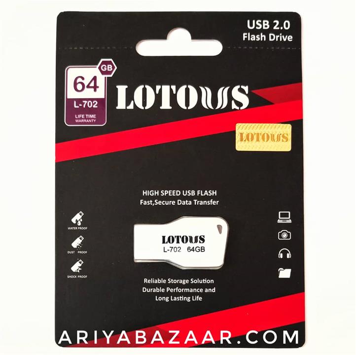 قیمت و خرید فلش مموری لوتوس مدل L702 ظرفیت 64 گیگابایت