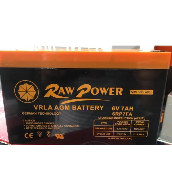قیمت و خرید باتری 6 ولت 7 آمپر وینر ROW POWER