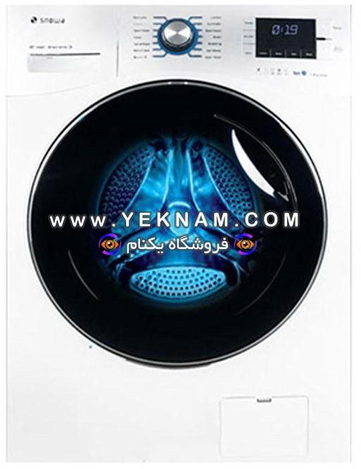 قیمت و خرید ماشین لباسشویی سفید 8 کیلویی اسنوا سری اکتا مدل Snowa OCTA-SWM-840 Washing Machine