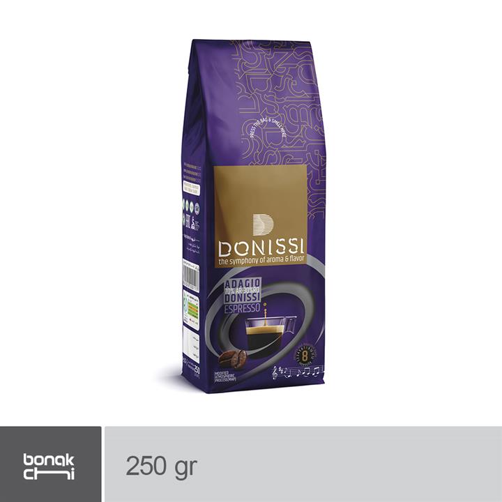قیمت و خرید دانه قهوه اداجیو اسپرسو دونیسی - 250 گرم