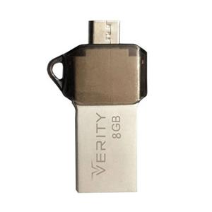 قیمت و خرید فلش مموری OTG وریتی مدل O509 ظرفیت 8 گیگابایت