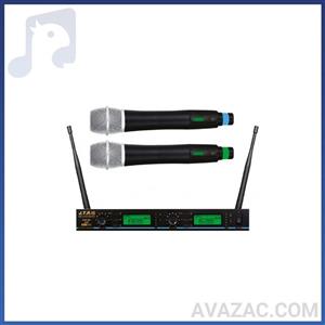 قیمت و خرید میکروفن بیسیم دو کانال دستی جی تی آر مدل UJM-882