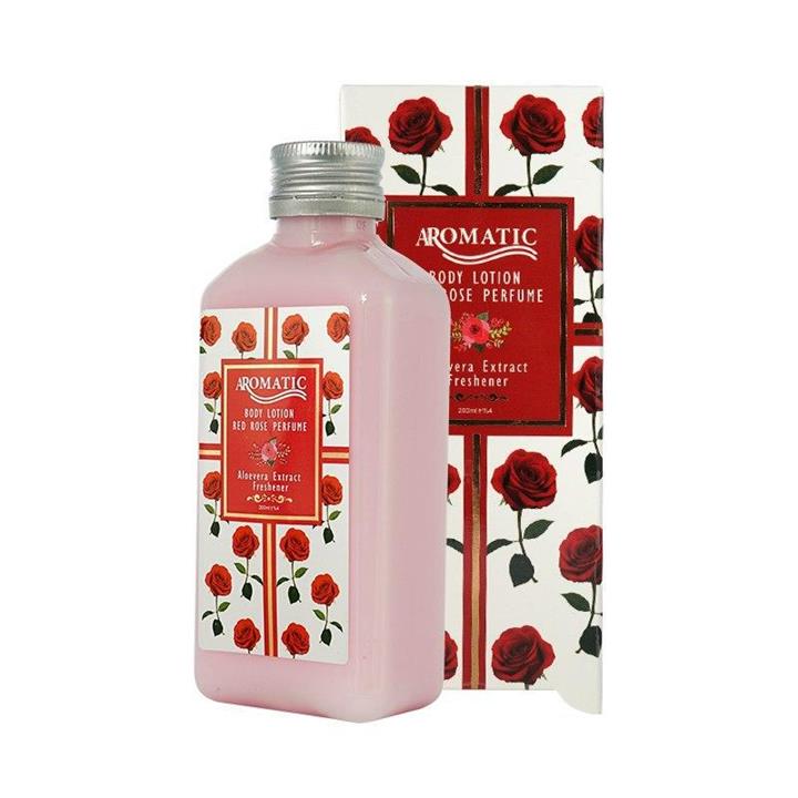 قیمت و خرید لوسیون بدن آروماتیک Aromatic با رایحه گل سرخ 200 میل