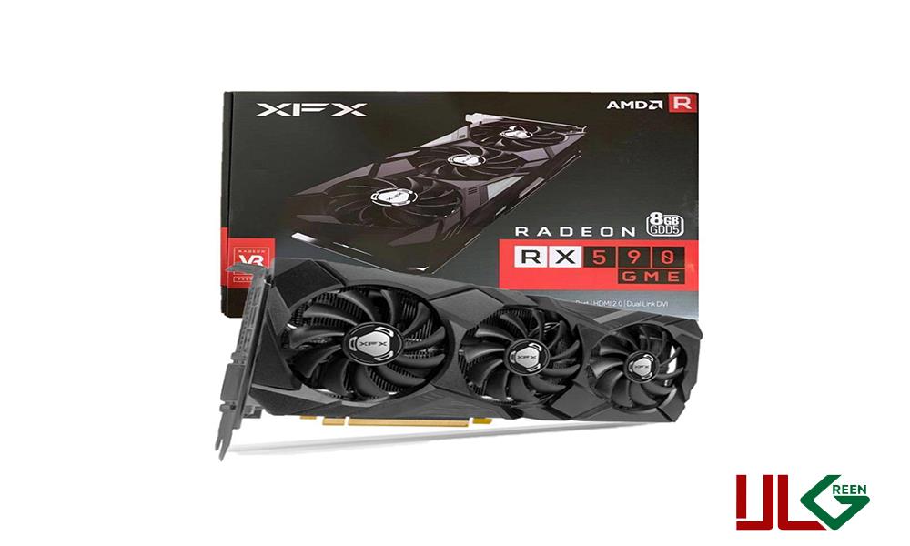 قیمت و خرید کارت گرافیک ایکس اف ایکس مدل XFX RX 590 GME 1440MHz 8G GDDR5 256bit