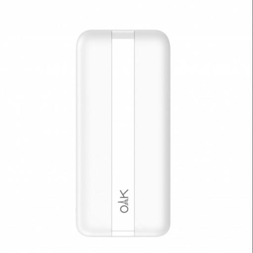 قیمت و خرید پاوربانک OAK مدل PV-20 ظرفیت 20000 میلی آمپر ساعت فست شارژ ...