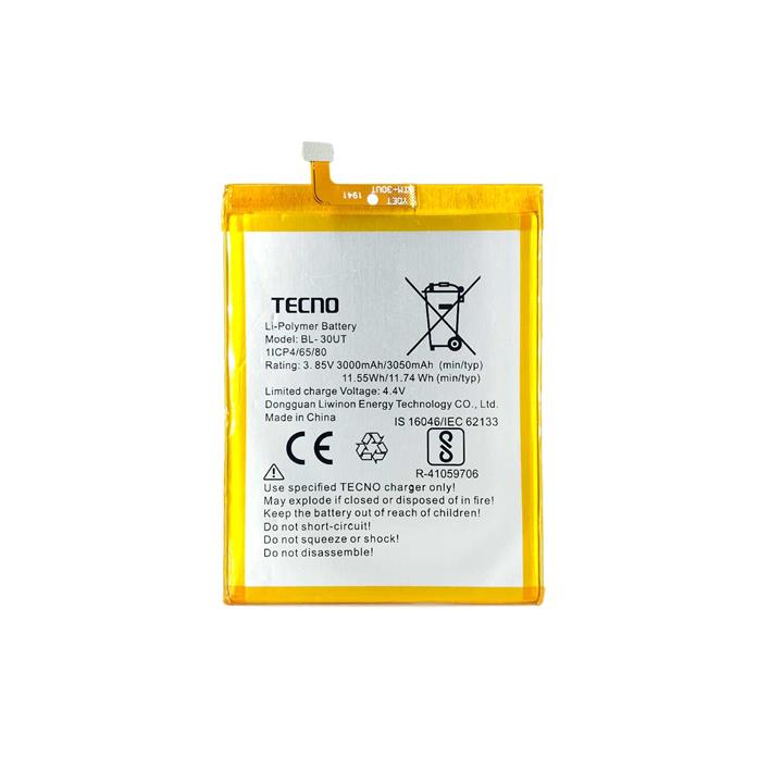 قیمت و خرید باتری گوشی تکنو Tecno i3 Pro با کد فنی BL-30UT