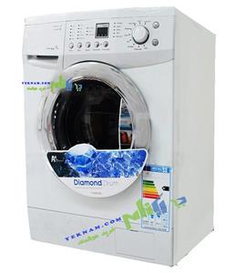 قیمت و خرید ماشین لباسشویی نقره ای 8 کیلویی دوو مدل DWK-8110-ST