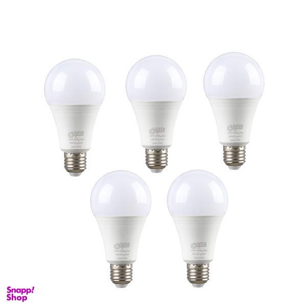 قیمت و خرید لامپ ال ای دی 15 وات نمایان مدل AP پایه E27 بسته 5 عددی