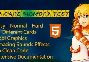 قیمت و خرید دانلود سورس بازی Flip Card Memory Test - HTML5 Game